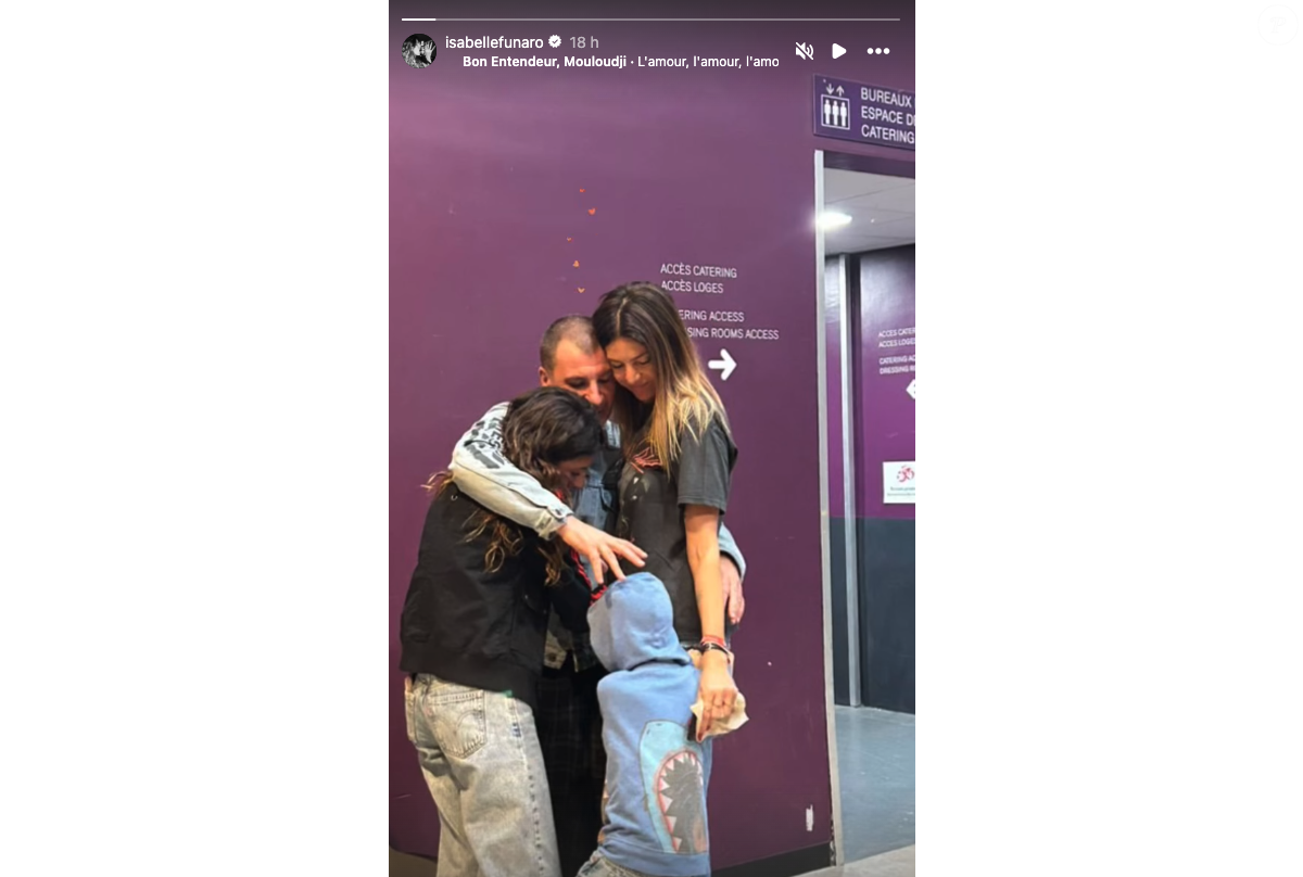 Photo : Sur Instagram Isabelle Funaro a publié une jolie photo de leur ...