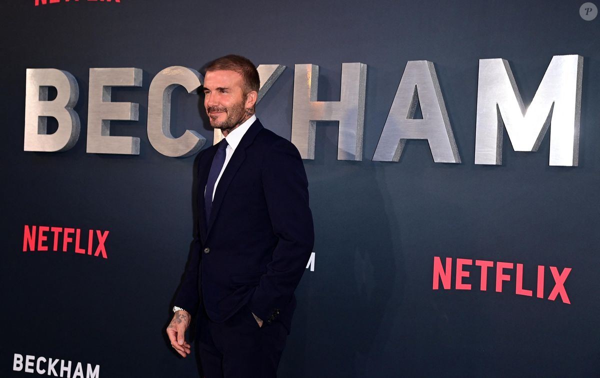 Photo : David Beckham à l'avant-première de la série Beckham de Netflix ...