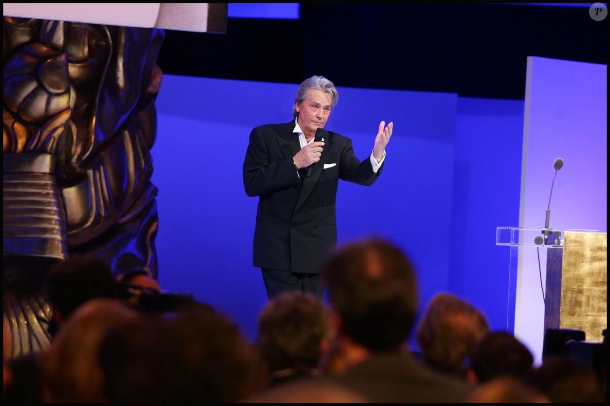 Photo : Mais rien pour Alain Delon, dont le talent a pourtant rayonné ...