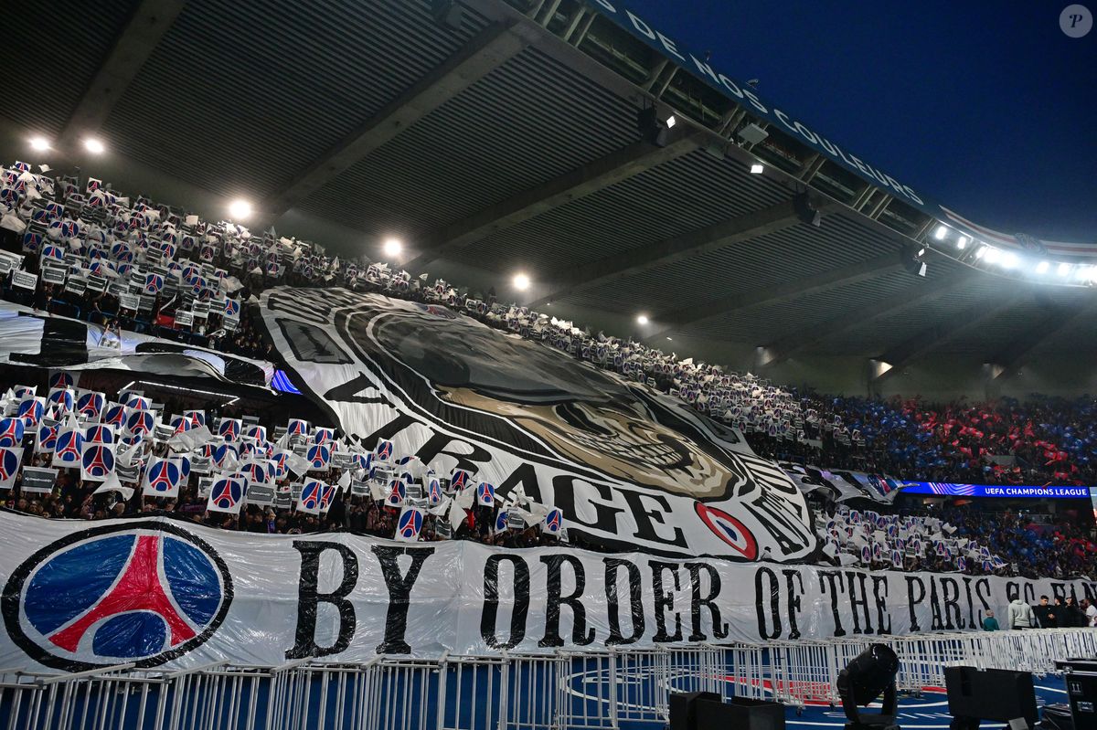 Photo : Match de quart de finale aller de Ligue Des Champions 2024-2025 ...