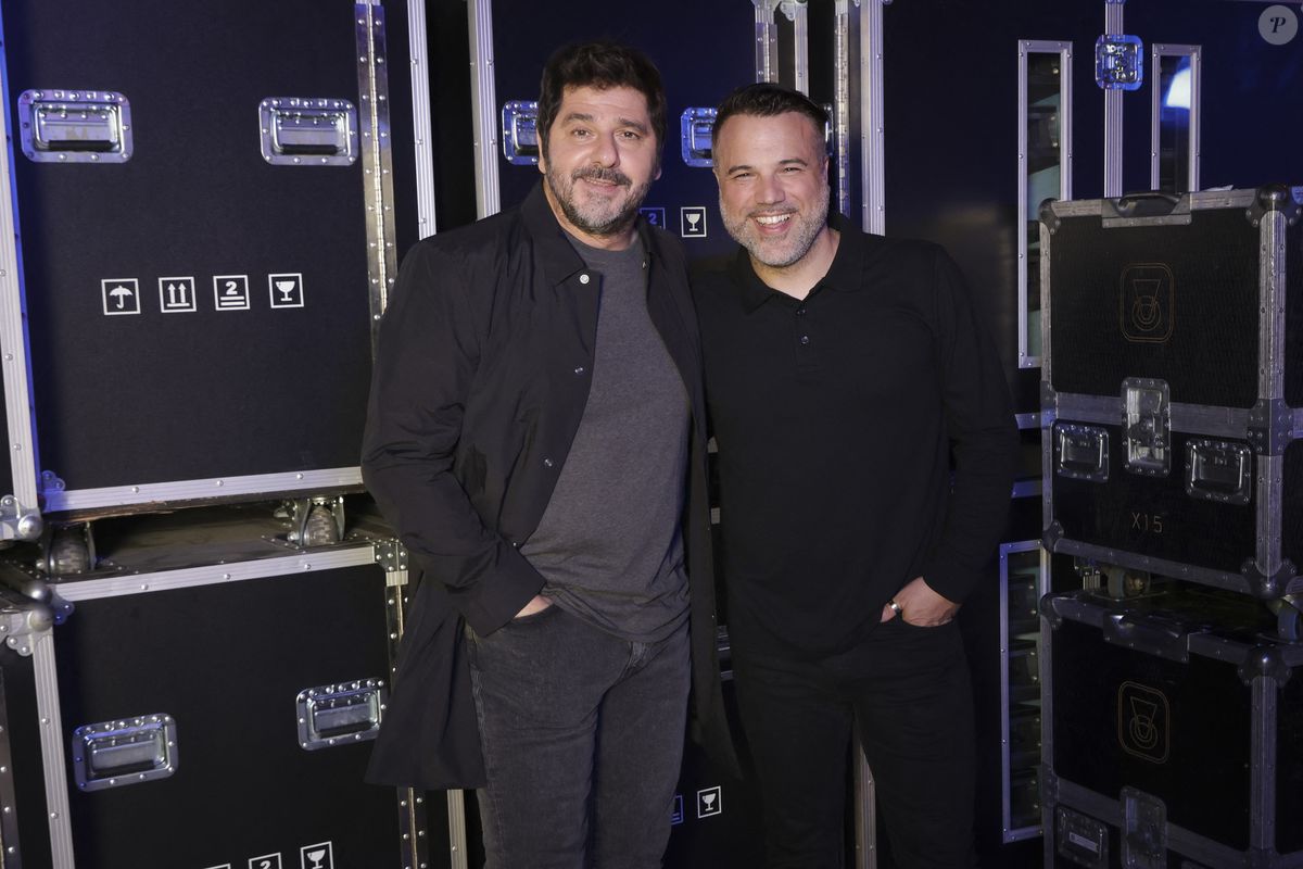 Photo : Exclusif - Patrick Fiori, Franck Castellano - Backstage de l ...