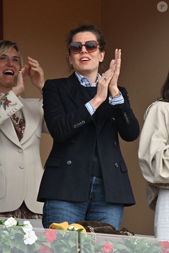 Photo : Charlotte Casiraghi - La famille princière assiste à la finale ...