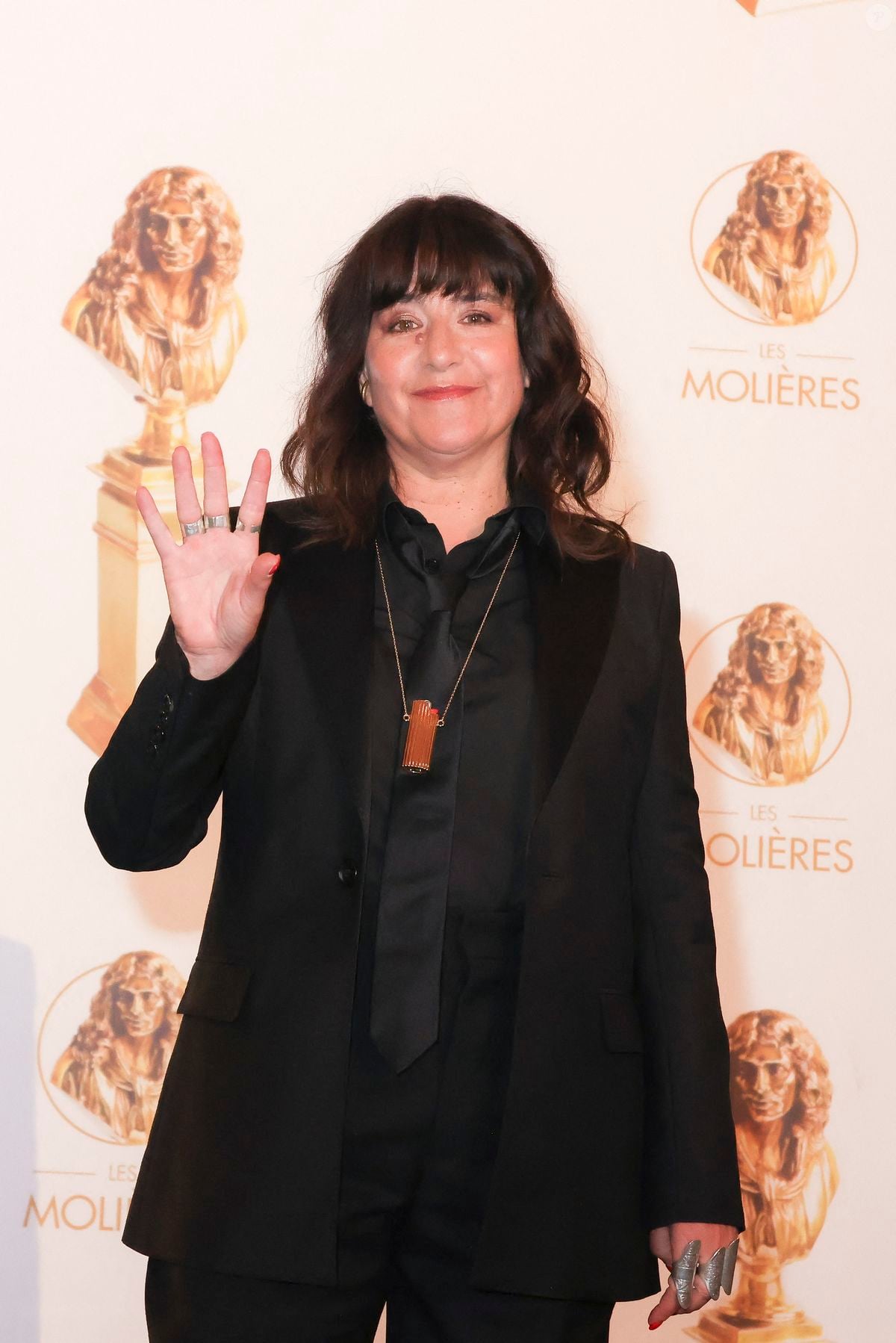 Photo : Romane Borhinger, lors de la 37ème Nuit des Molières aux Folies ...