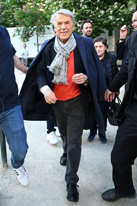 Photo : Salvatore Adamo - Arrivées à l'enregistrement de l'émission "Serge Lama le dernier ...