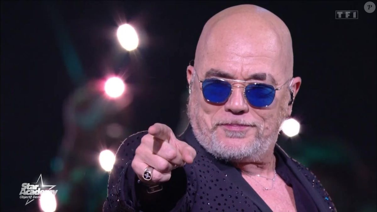 Photo : Pascal Obispo lors du prime de la "Star Academy" du 17 janvier ...