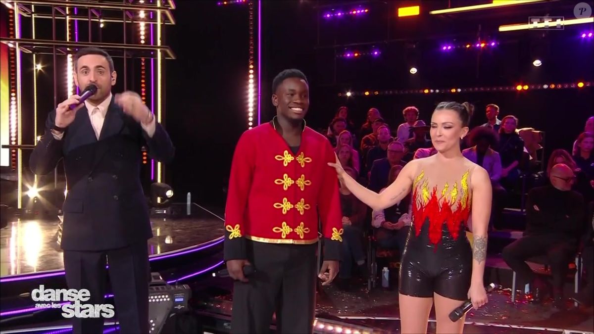 Photo : Inès Vandamme et Jungeli lors du prime de "Danse avec les stars 2025" du 14 mars, sur ...