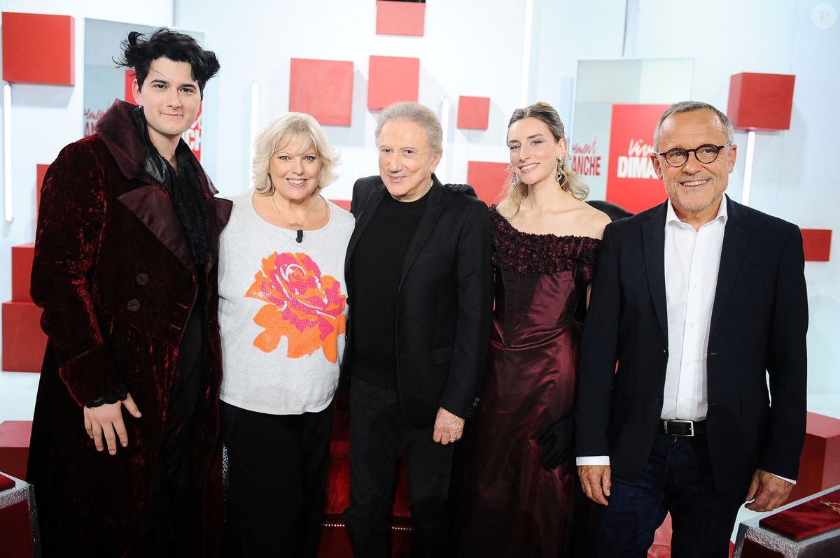 Photo : Exclusif - Gjon's Tears, Laurence Boccolini, Michel Drucker ...