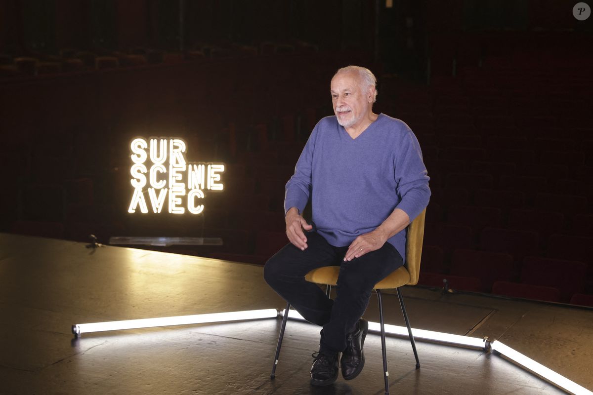 Photo : Exclusif - Francis Perrin lors du tournage de "Sur Scène Avec ...