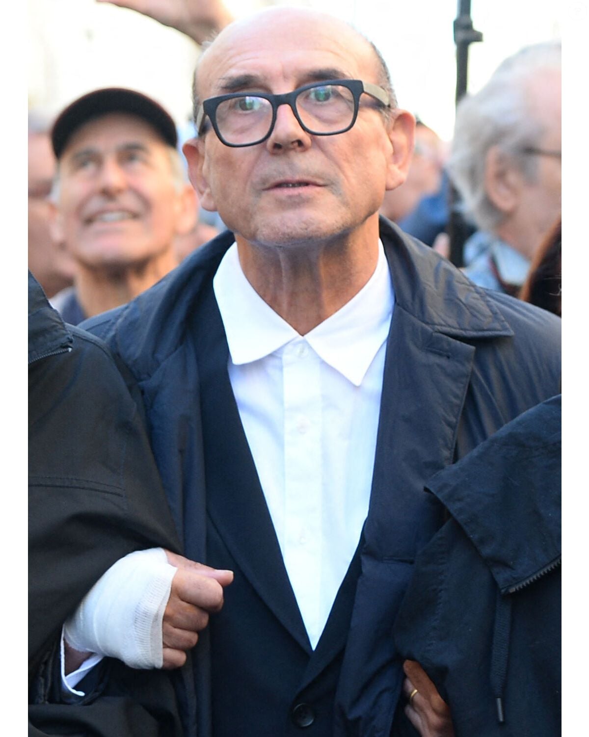 Photo : Patrick Cristaldi (fils de Claudia Cardinale) à la sortie des ...