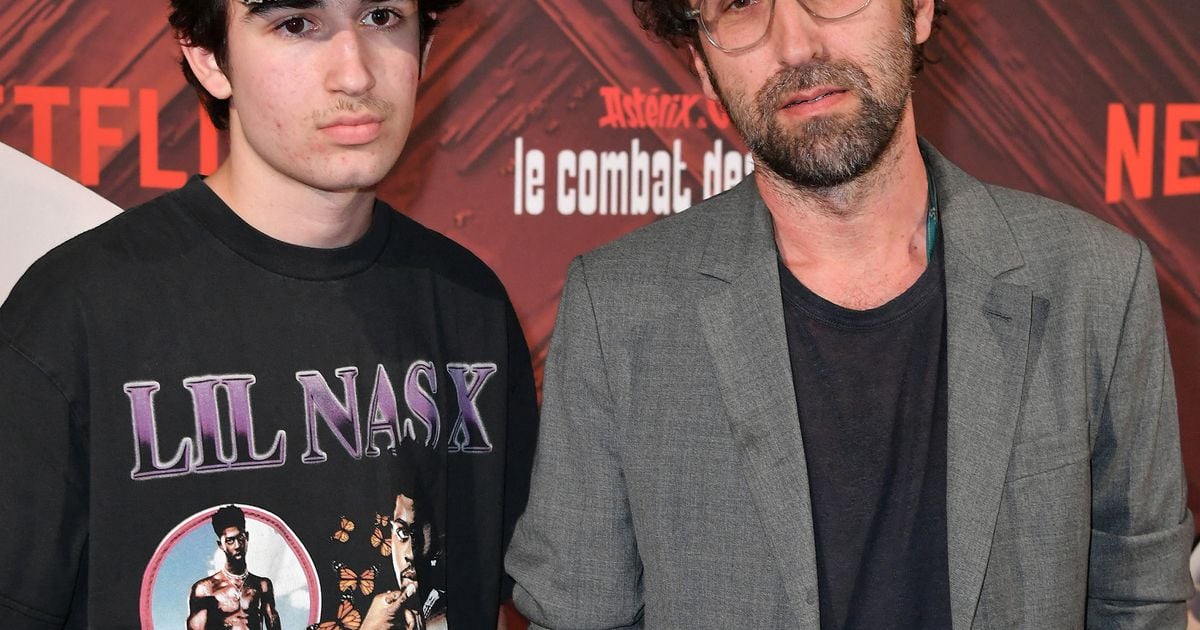 Roxan Bangalter, le fils d’Élodie Bouchez, avec son père à qui il ...