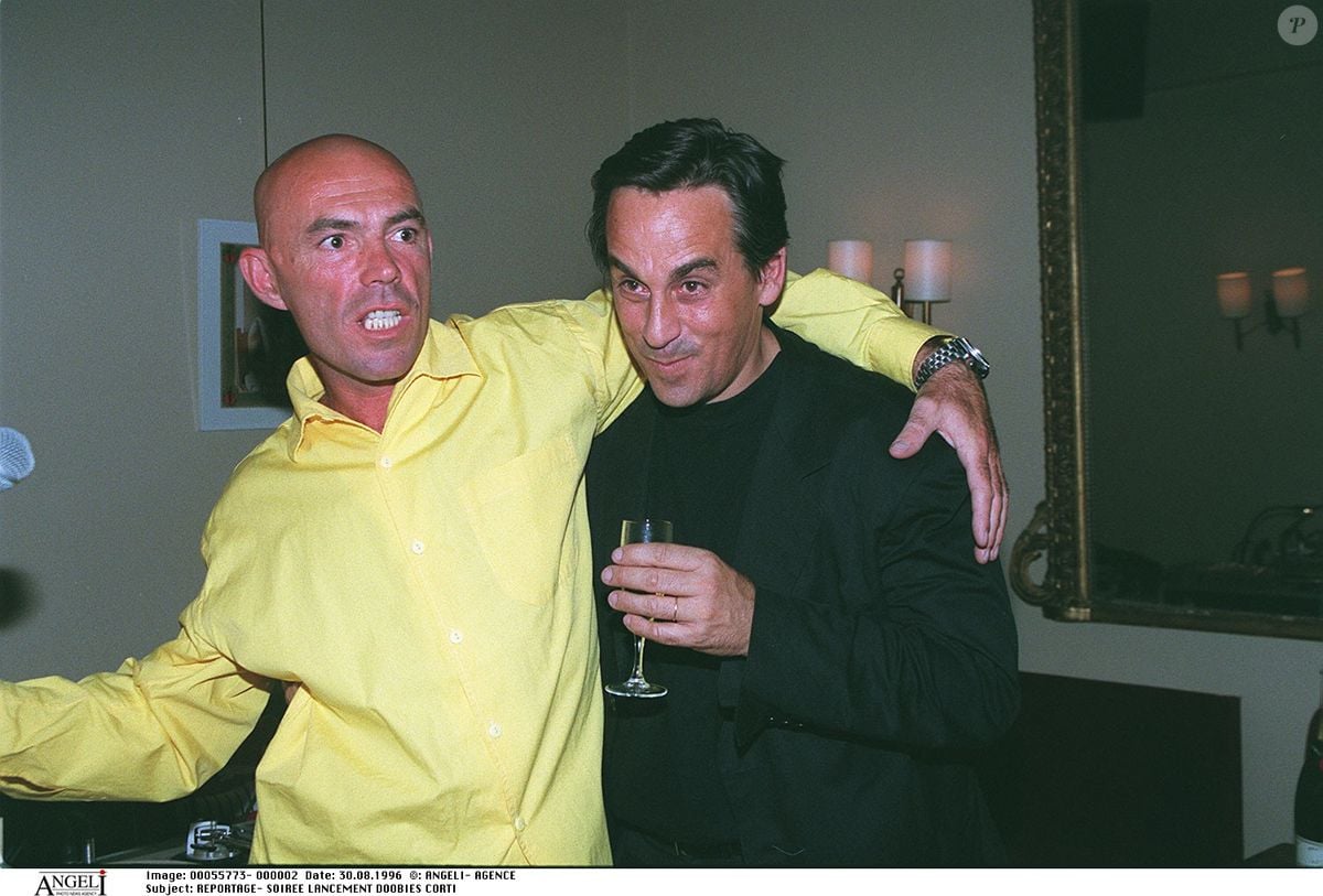 Photo : Thierry Ardisson et Philippe Corti en 1996 AGENCE / BESTIMAGE ...