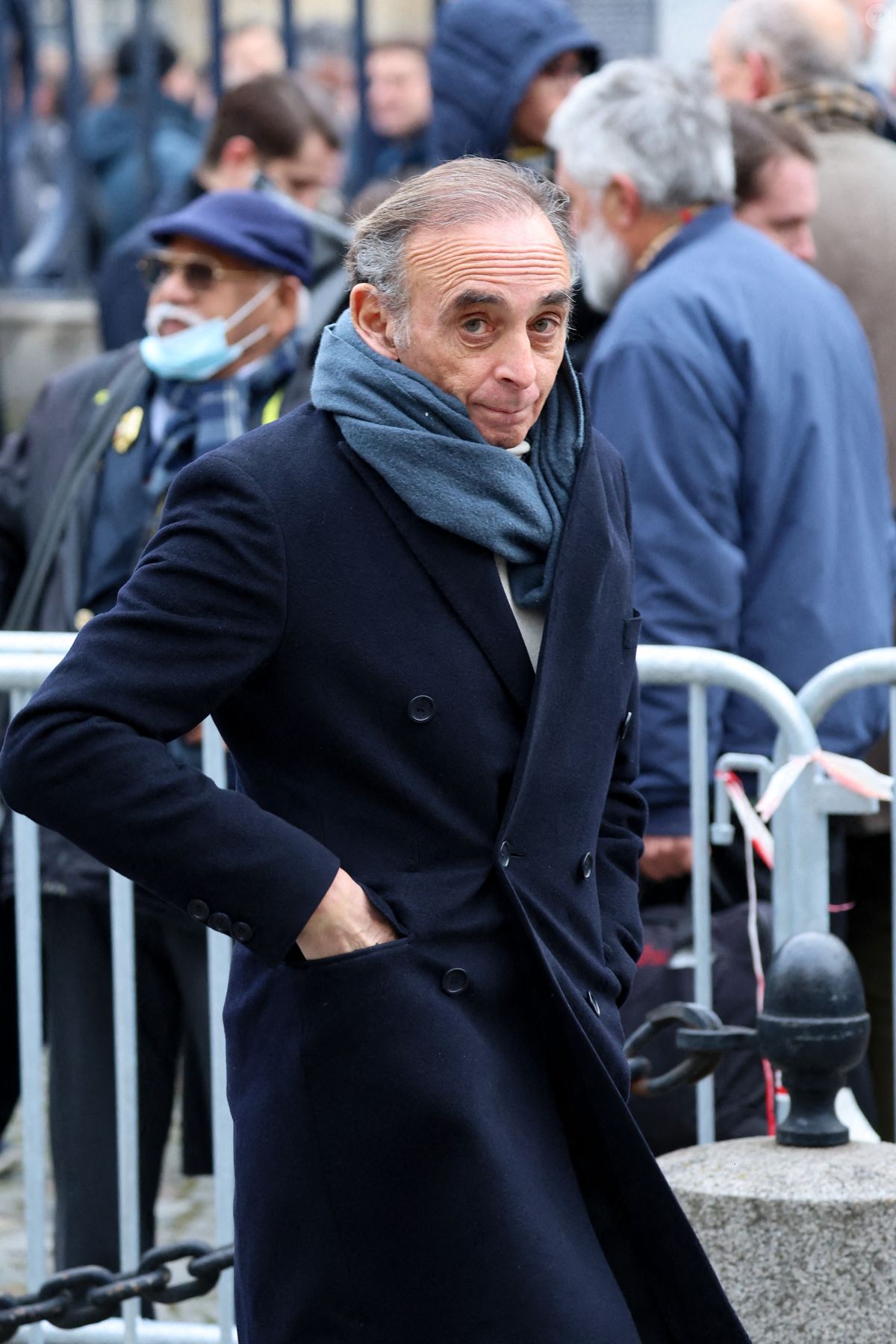 Photo : Eric Zemmour - Arrivées à l'hommage à Jean-Marie Le Pen en l ...