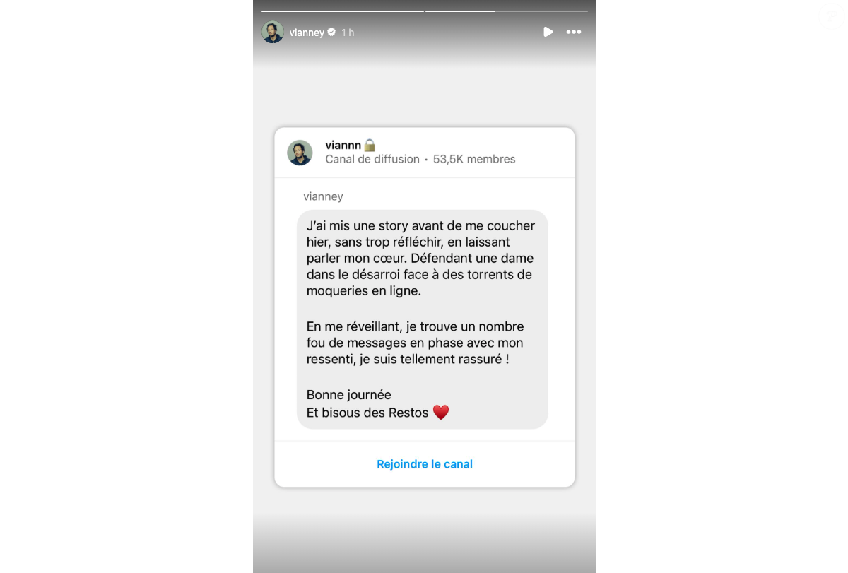 Photo : “En me réveillant, je trouve un nombre fou de messages en phase ...